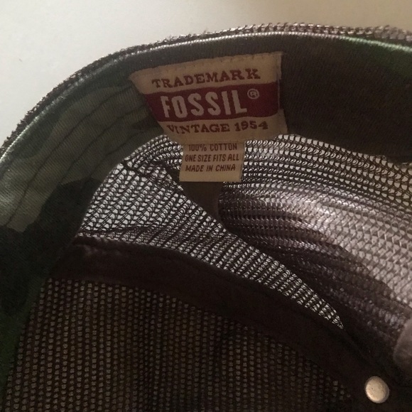 Fossil | Accessories | Authentic Rare Fossil Baseball Cap | Poshmark